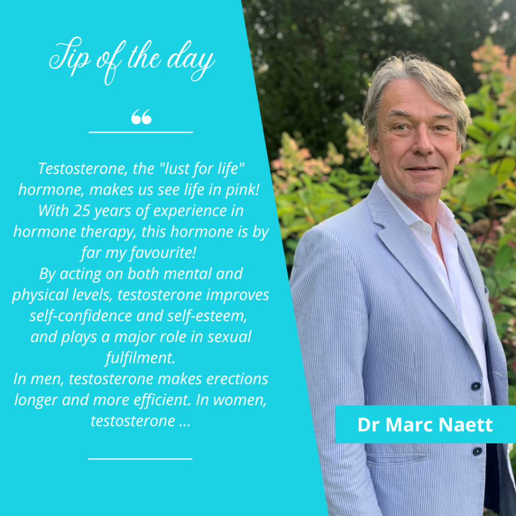 Tip of the day on testosterone by Dr. Marc Naett | Hertoghe Clinic